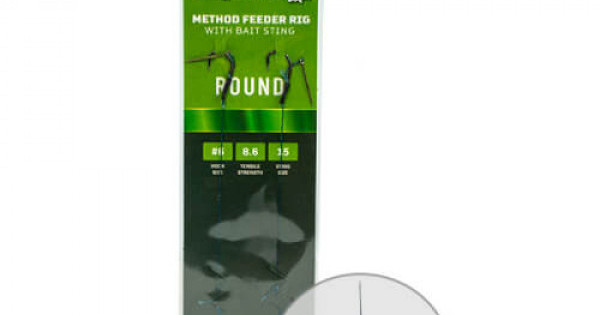 CARP HUNTER METHOD FEEDER RIG ROUND SIZE 10