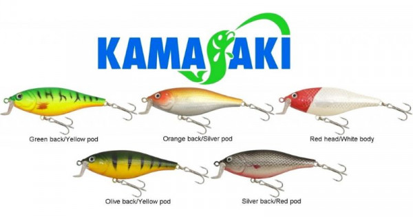 KAMASAKI FAT SHAD 9CM 14GR RED-WHITE